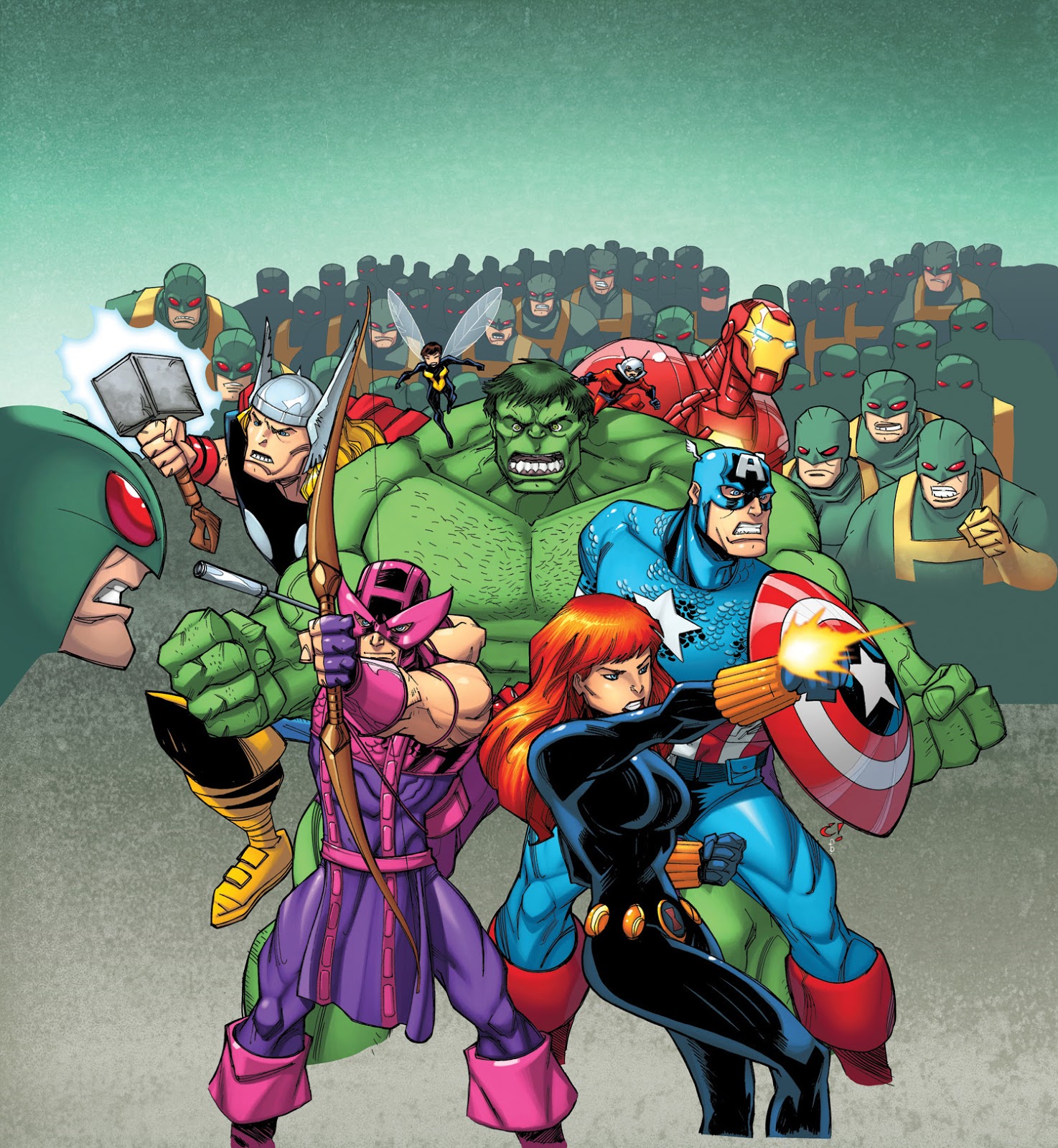bliggity-'bloggity-bloo: another marvel magazine cover in progress...