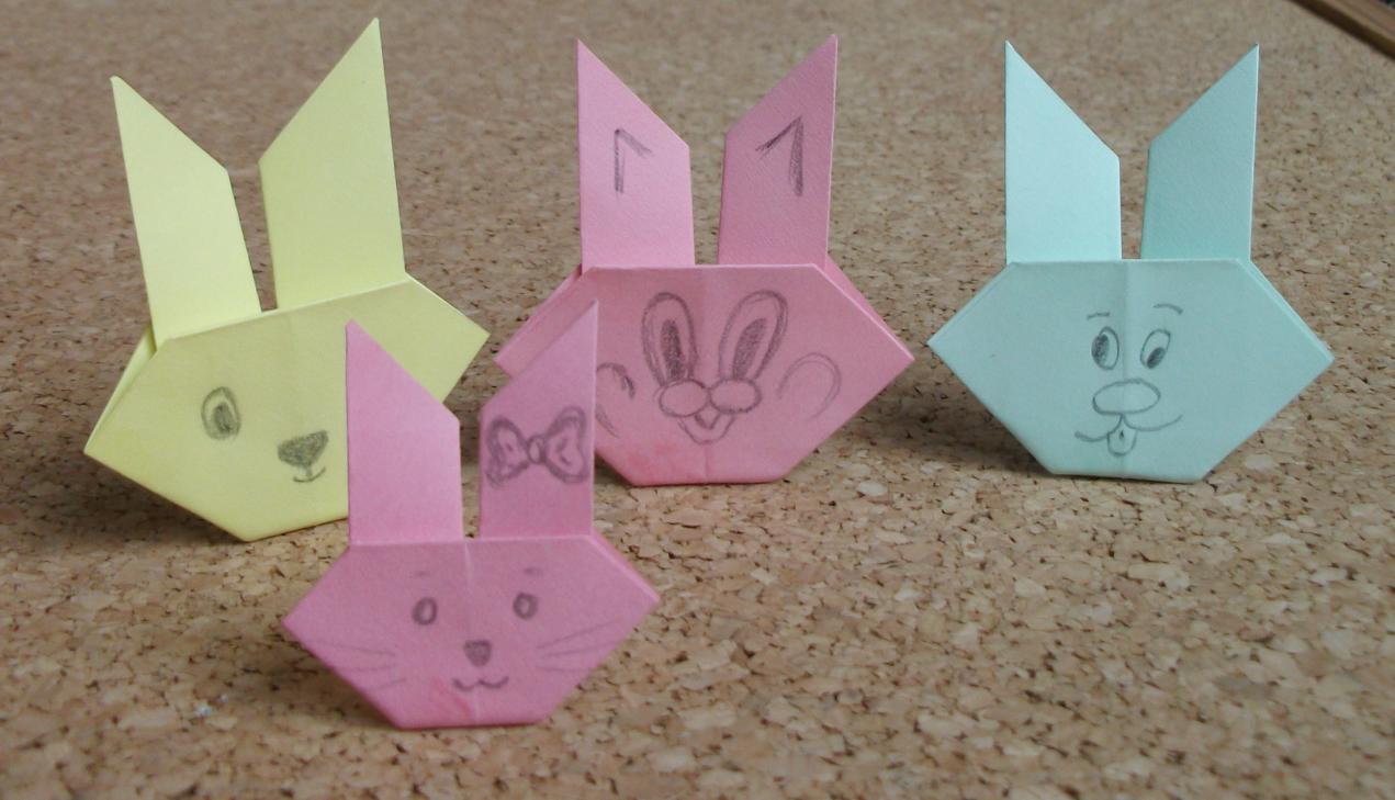 O jucarie pe zi: Iepurasi de Paste din hartie