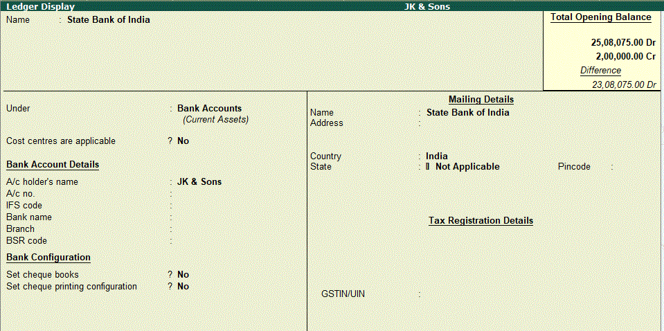 TDS on Salary – Entry in Tally