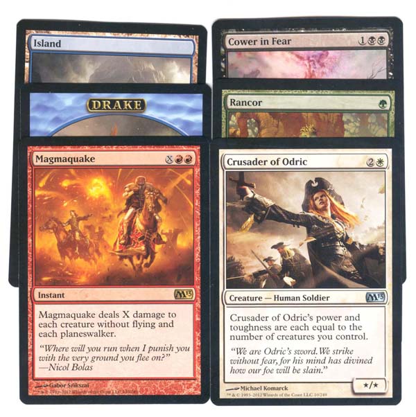 Magic the Gathering Adventures: M13 fat pack: all the cards