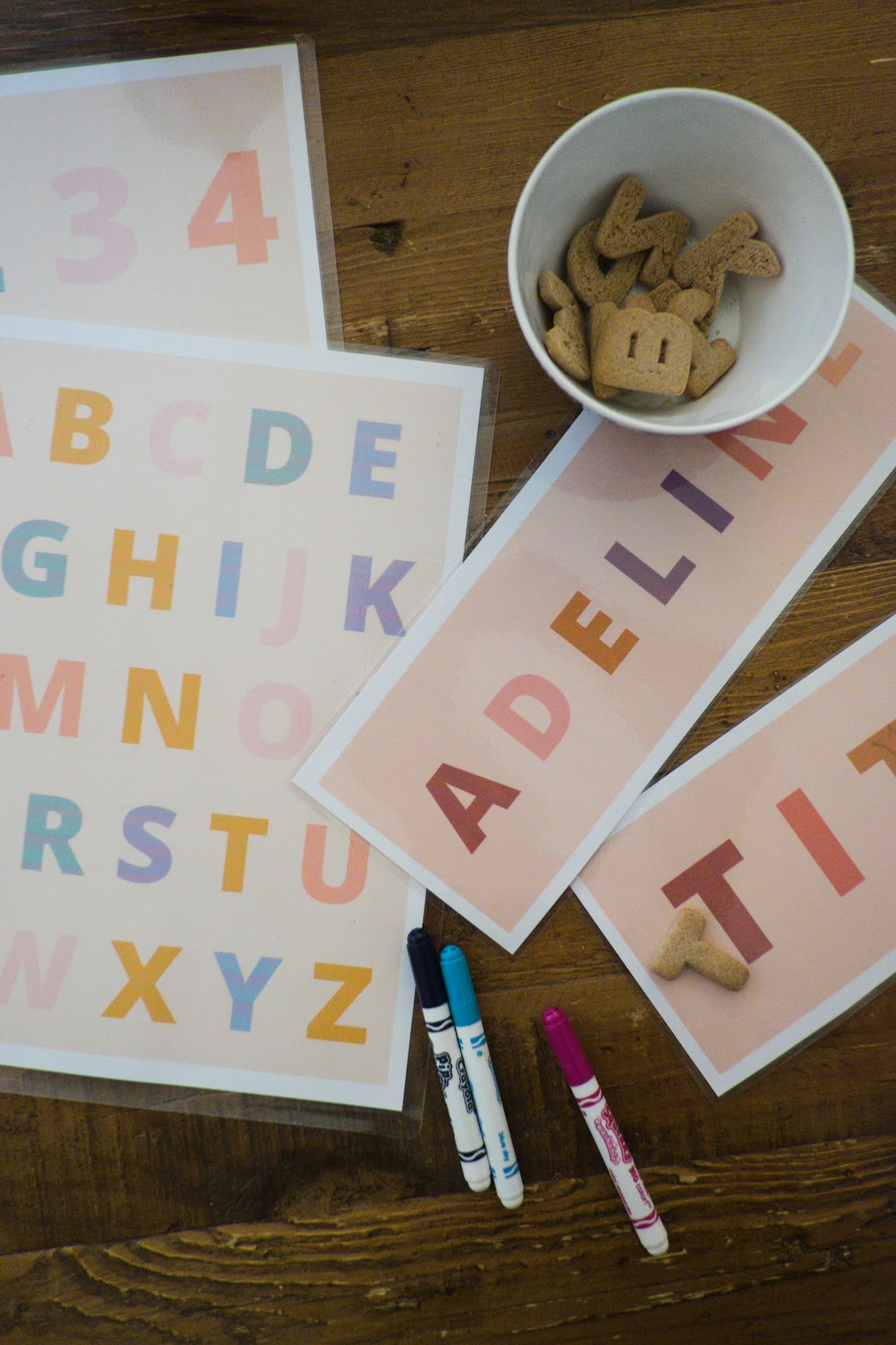 Domestic Fashionista: Name Printable | Matching And Tracing Activity