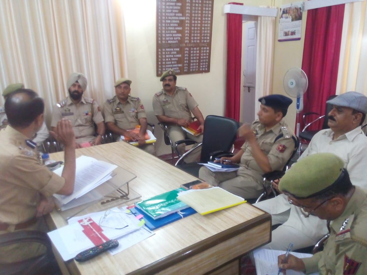 DIG DKR Range held Crime Review Meeting of under investigation NDPS ...