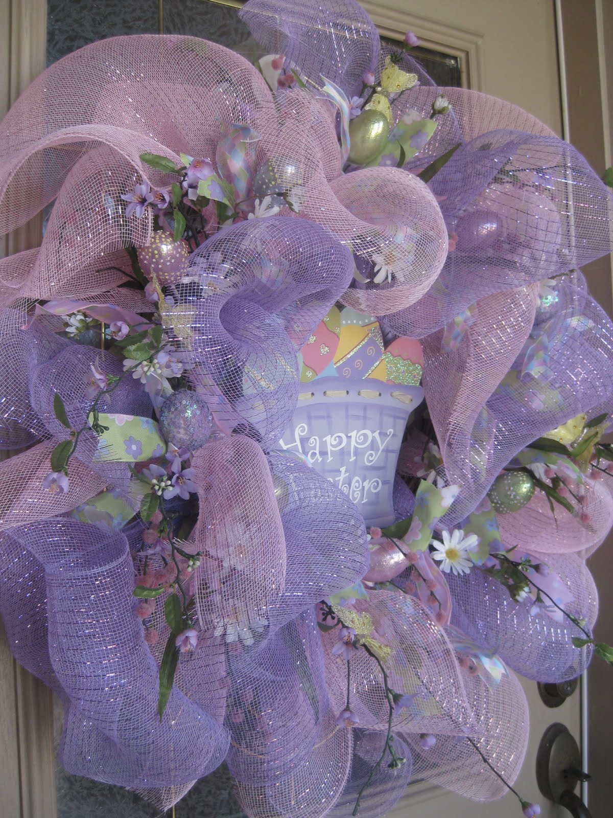 Kristen's Creations: ~~Easter Mesh Wreath Tutorial~~