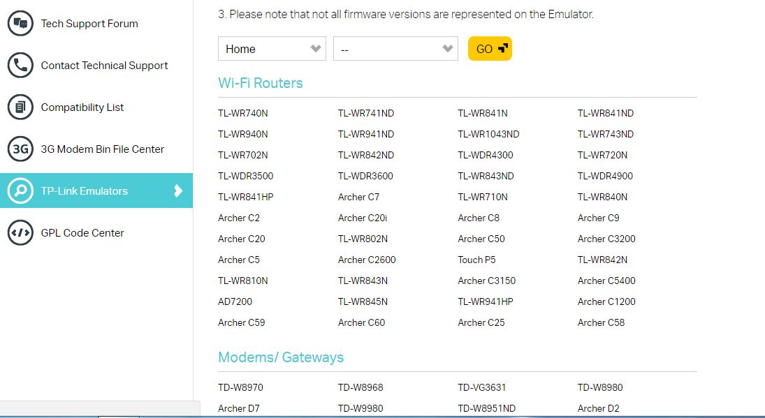 Mencoba Konfigurasi Perangkat TP Link dengan Emulator - Catatan Lamers