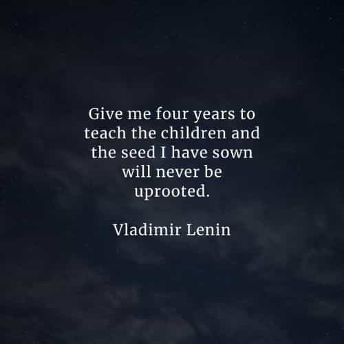 45 Famous quotes and sayings by Vladimir Lenin
