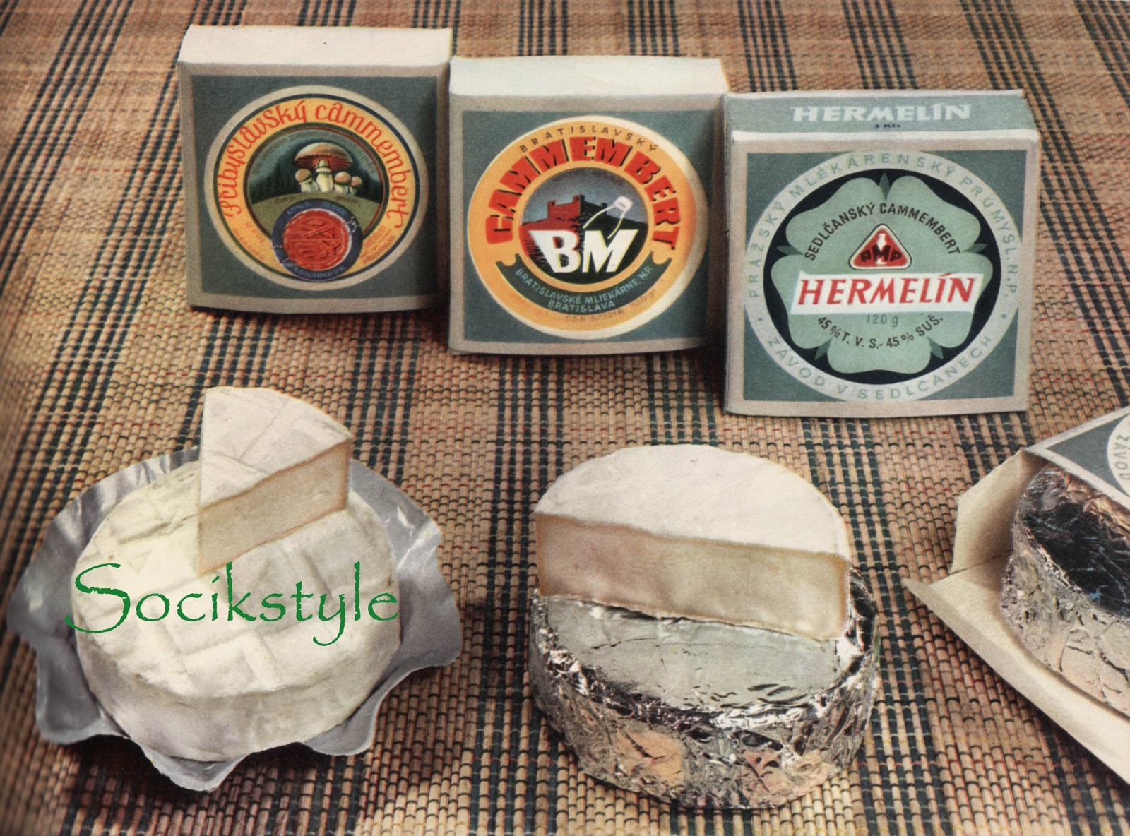 SOCÍK STYLE-Ostalgia: MLIEČNÉ VÝROBKY ČSSR - 3.ČASŤ: TVRDÉ A OVČIE SYRY