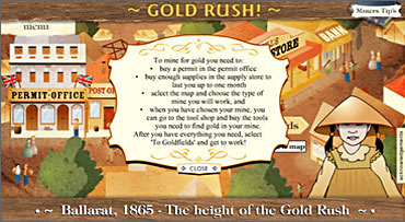 Dale Pobega's Free ESL Club: Australian History : Gold