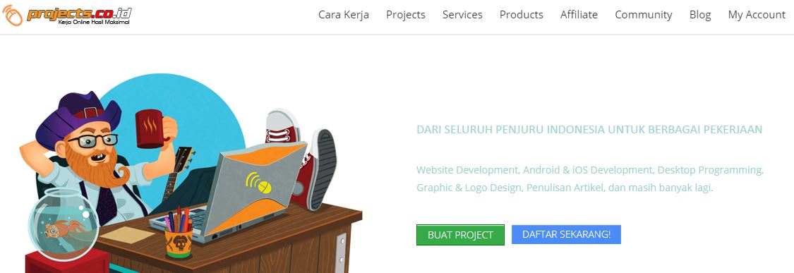 Review Projects.co.id, Website Freelancer Indonesia ~ Love My Life