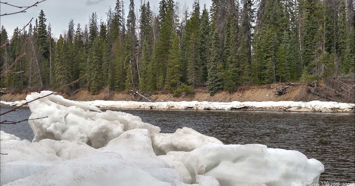 Brian Vike’s British Columbia Photographs: Ice Leftovers Morice River ...