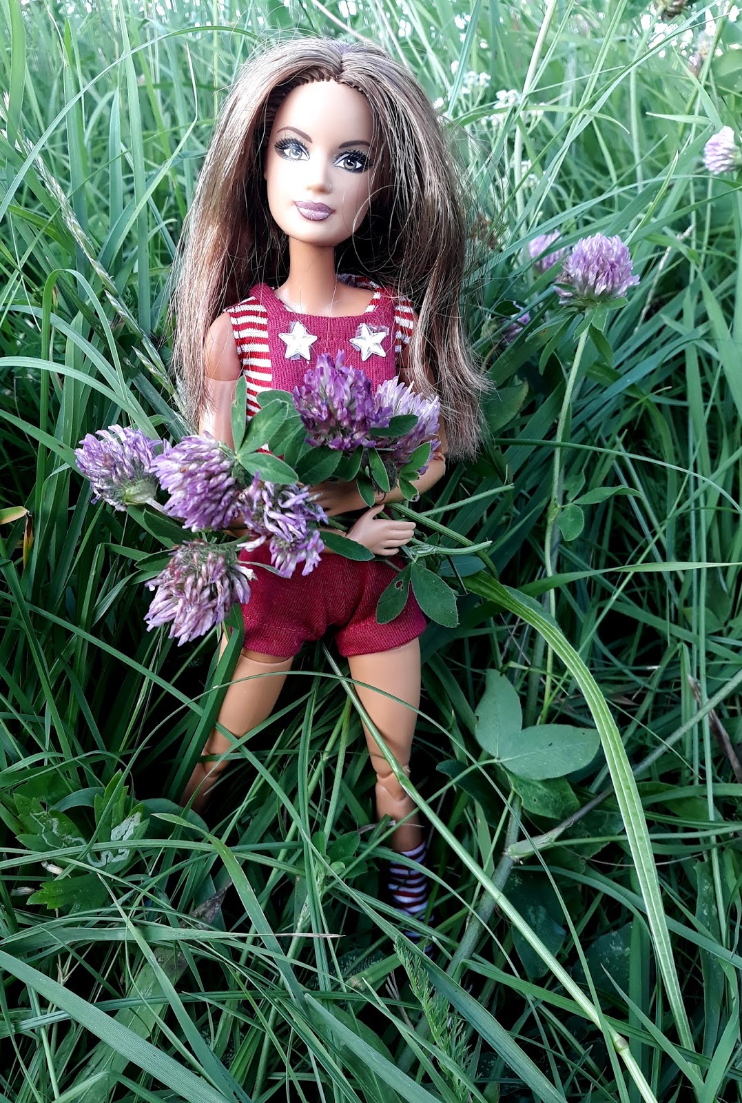 Selinka's Dolls: MAXINE Z NARĘCZEM KWIATÓW KONICZYNY