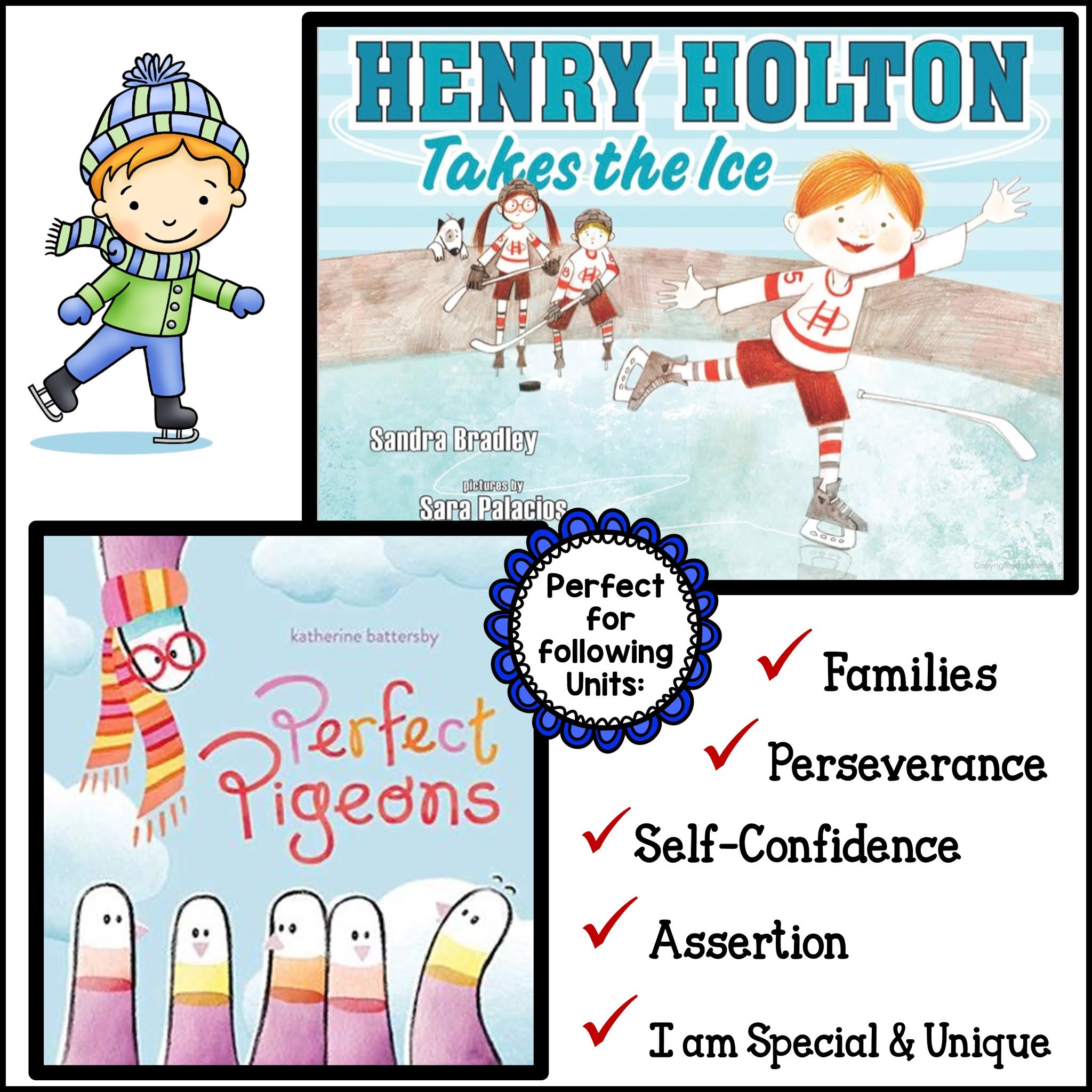 First Grade Bloomabilities: Henry Holton Takes the Ice and Perfect Pigeons