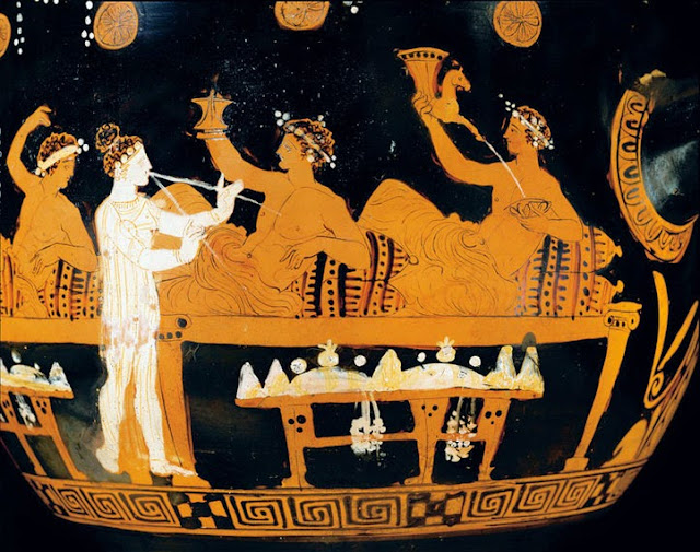 El banquete en la antigua Grecia: symposium