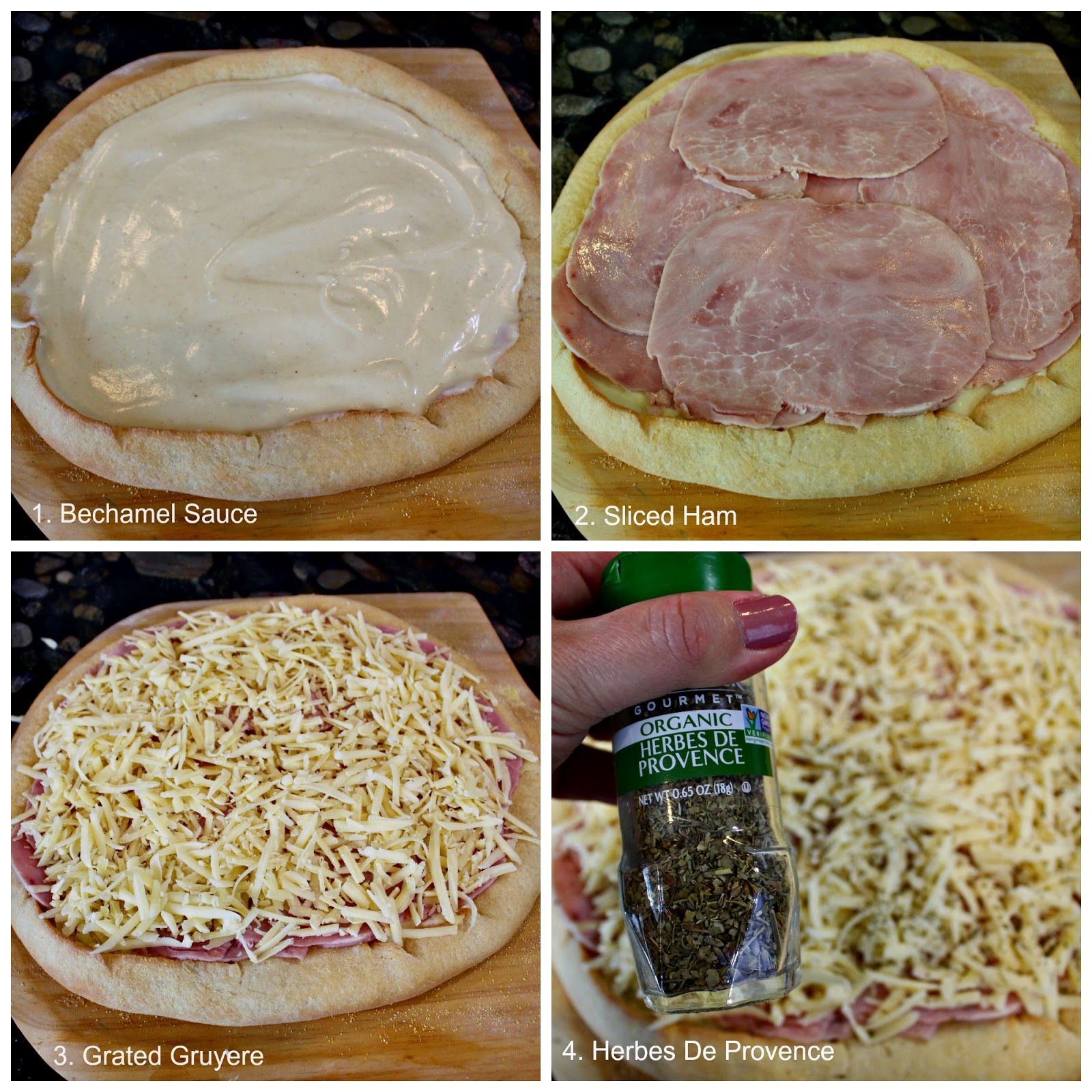 Croque-Monsieur Pizza