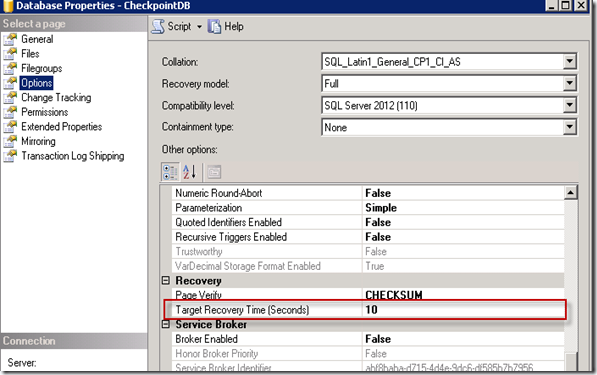 A Learning HUB for Database Administration: Checkpoint