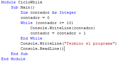 Que es el Ciclo While