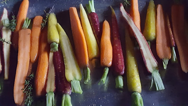 La Belle Auberge: Carote multicolor al forno
