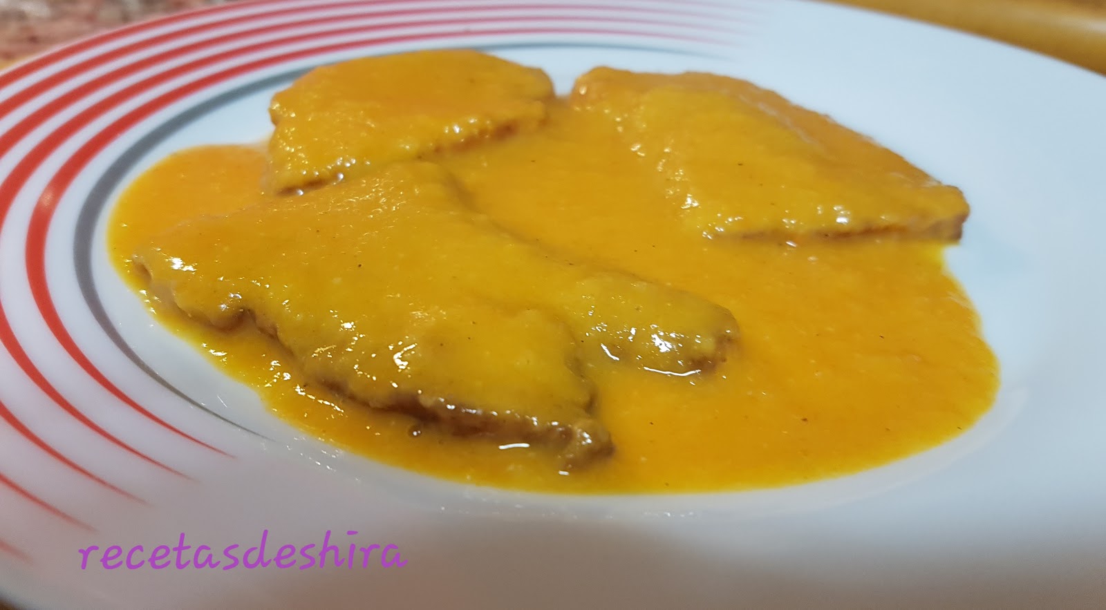 FILETES JAMÓN DE MAGRO EN SALSA.