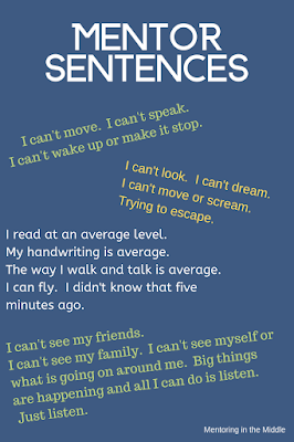 Mentor sentences: tried and true success! | Mentoring in the Middle