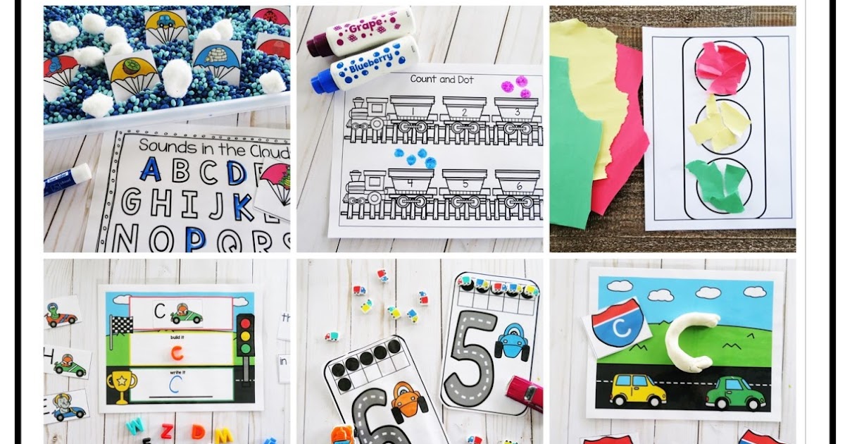 Transportation Preschool Theme | Busy Hands and Minds