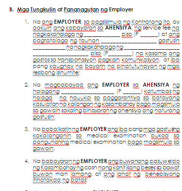 pagpapaupa house rental contract sample in tagalog