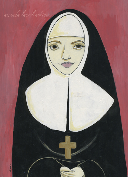 Amanda Atkins in a Canary Forest: black and white