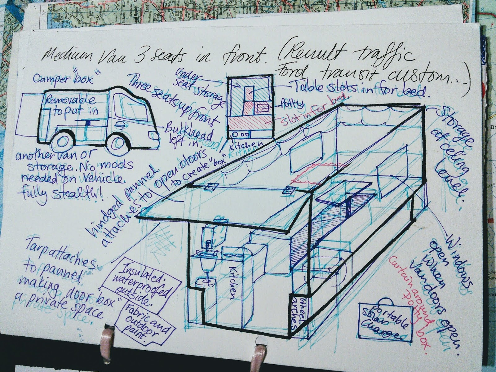 Feel. Create. Repeat.: Campervan designs and maps...where next.