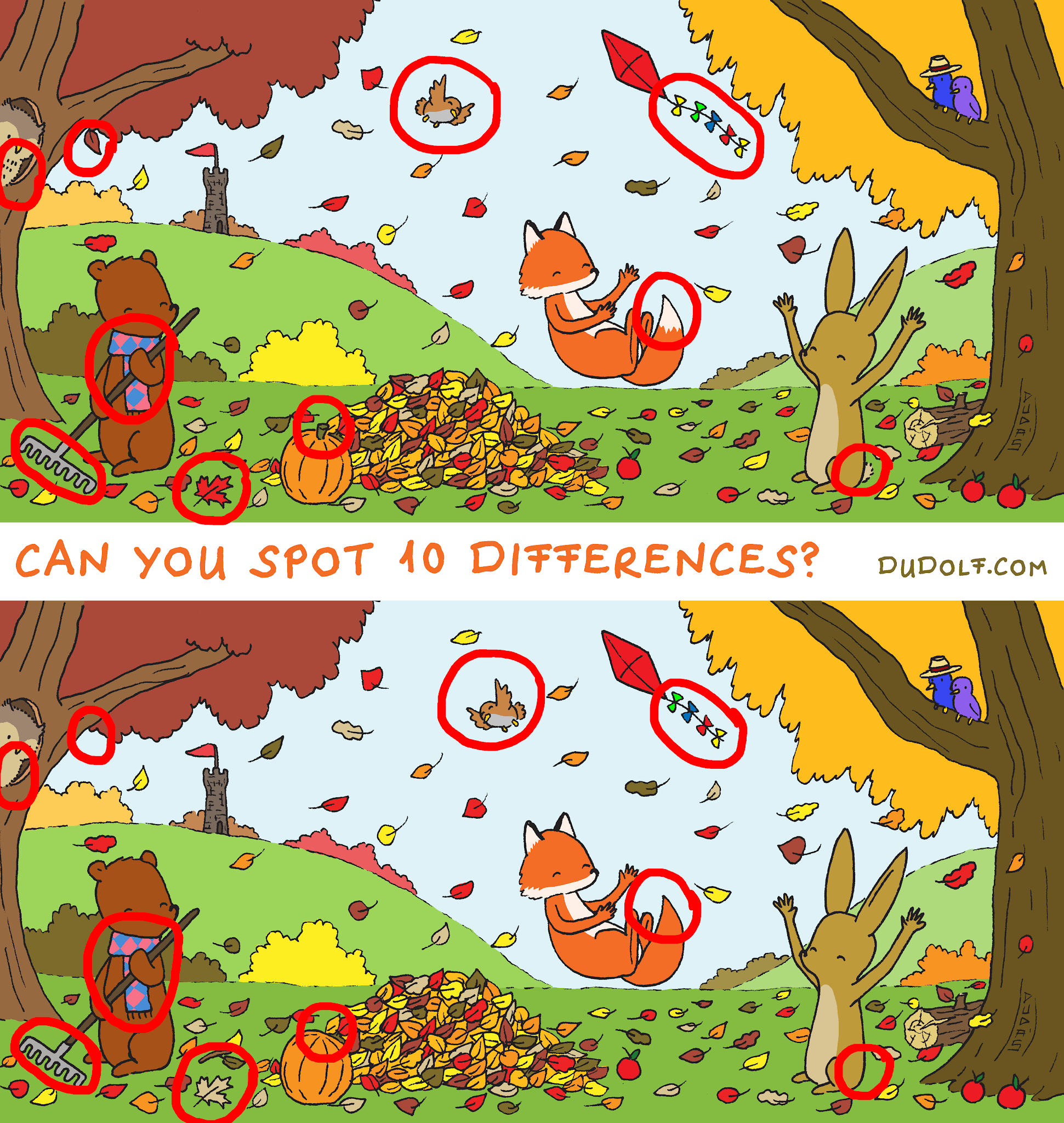 10 Differences SOLUTION 10 Differences SOLUTION