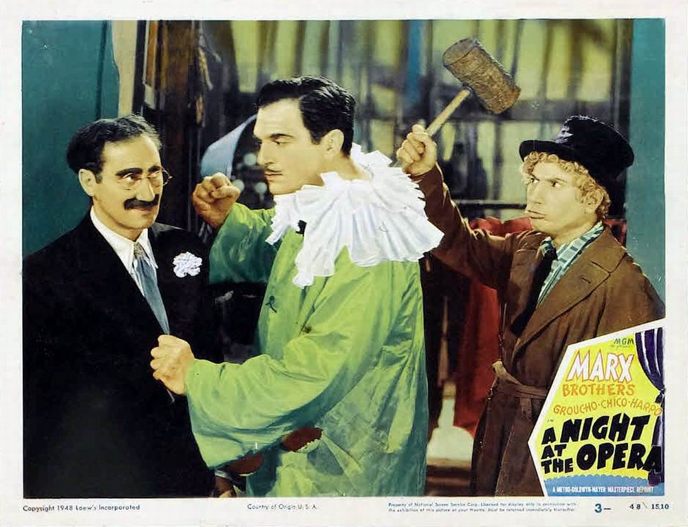 100 Years of Cinema Lobby Cards: A Night at the Opera (1935)