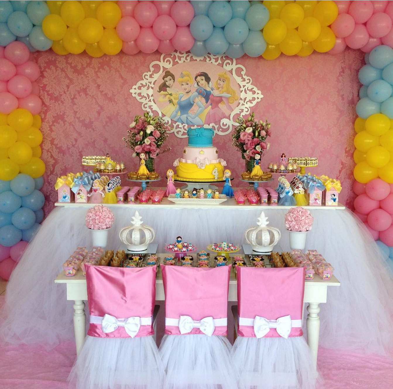 Fiesta Temática de Princesas Disney