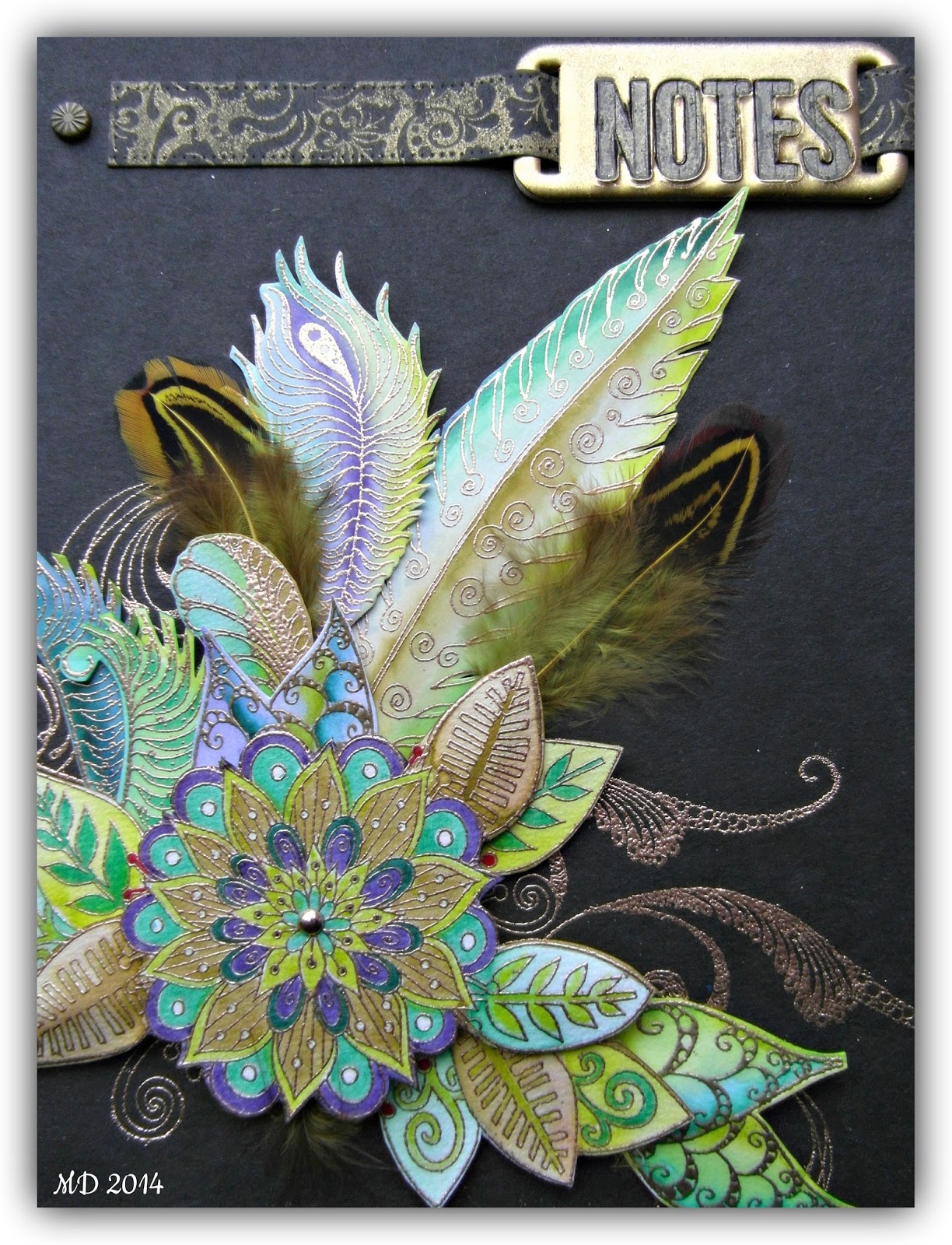 'Mir'acle Art Inspirations: Decorated Notebooks.......