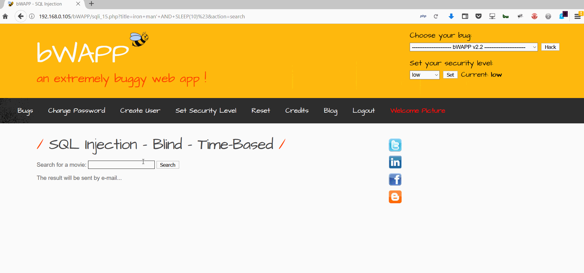 SQL Injection – “Let’s dump the database”
