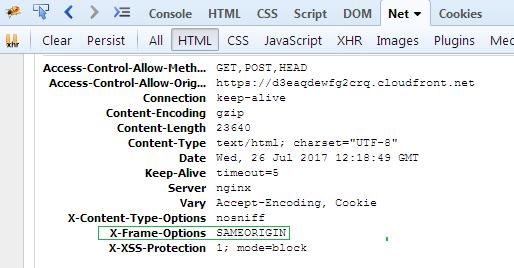 PHP Tutorials: X-Frame-Options Header Not Set 'ClickJacking' attacks