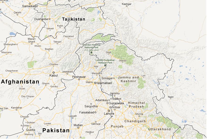 I Rarely Write...: Real map of current India...