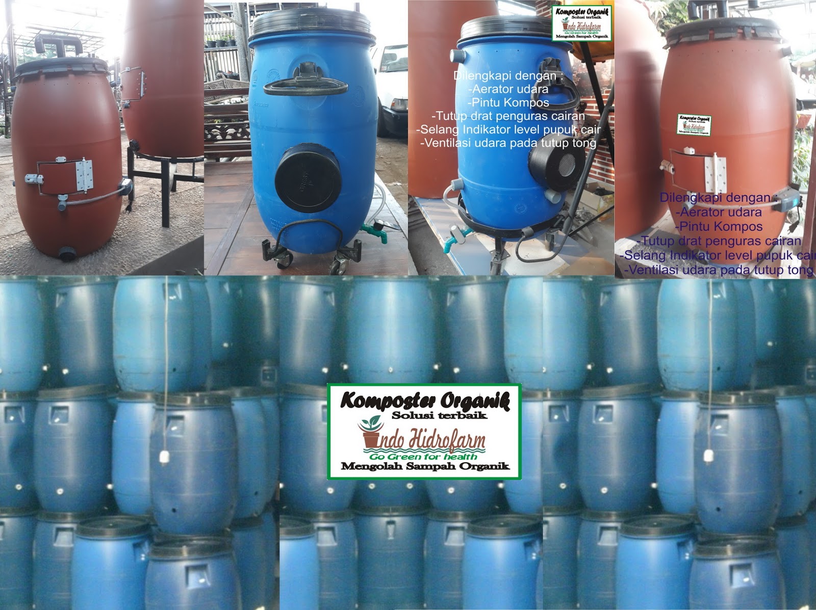 Komposter Anaerob organik 35Ltr Kode : 0898