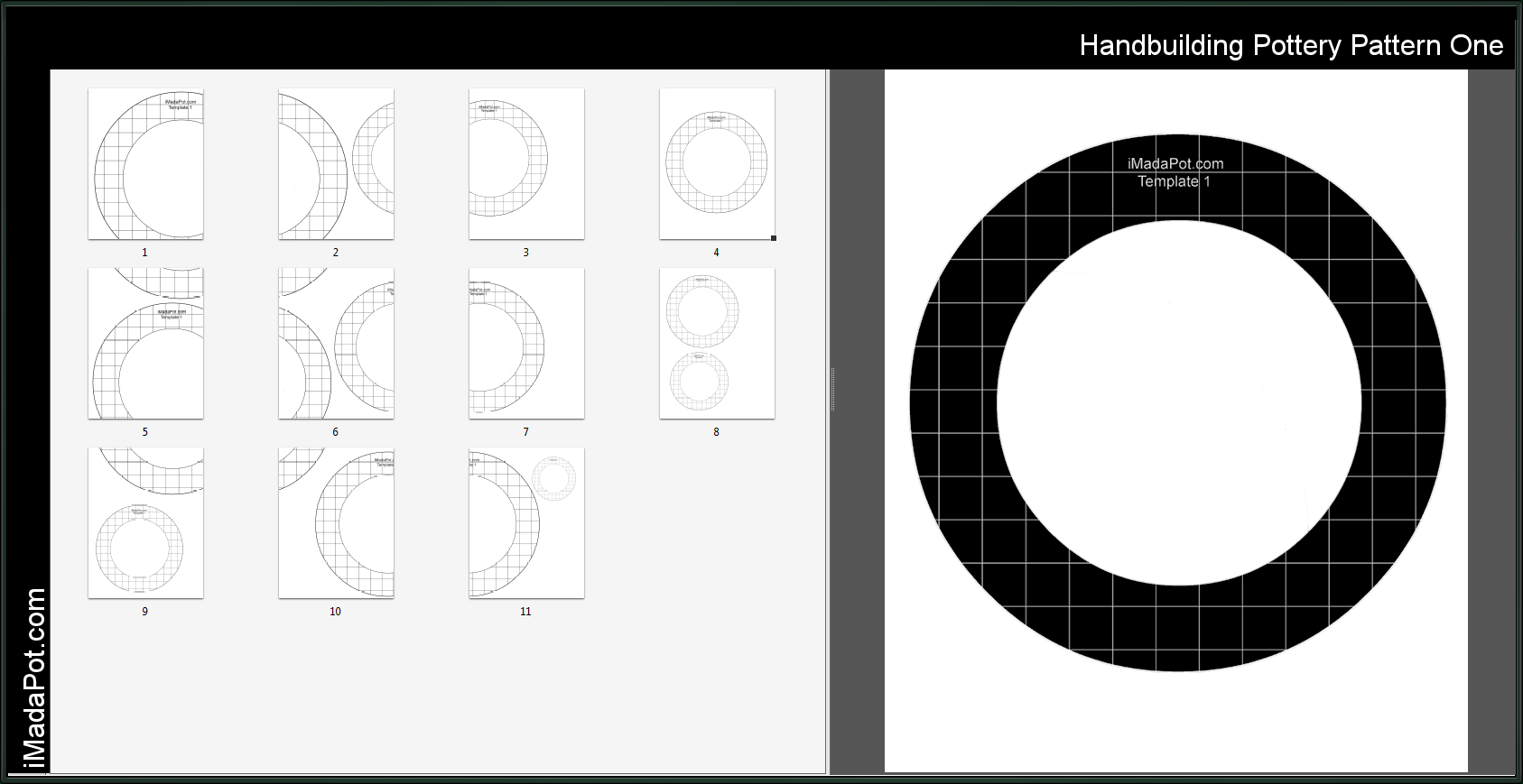Pottery Templates Free - Collage Template