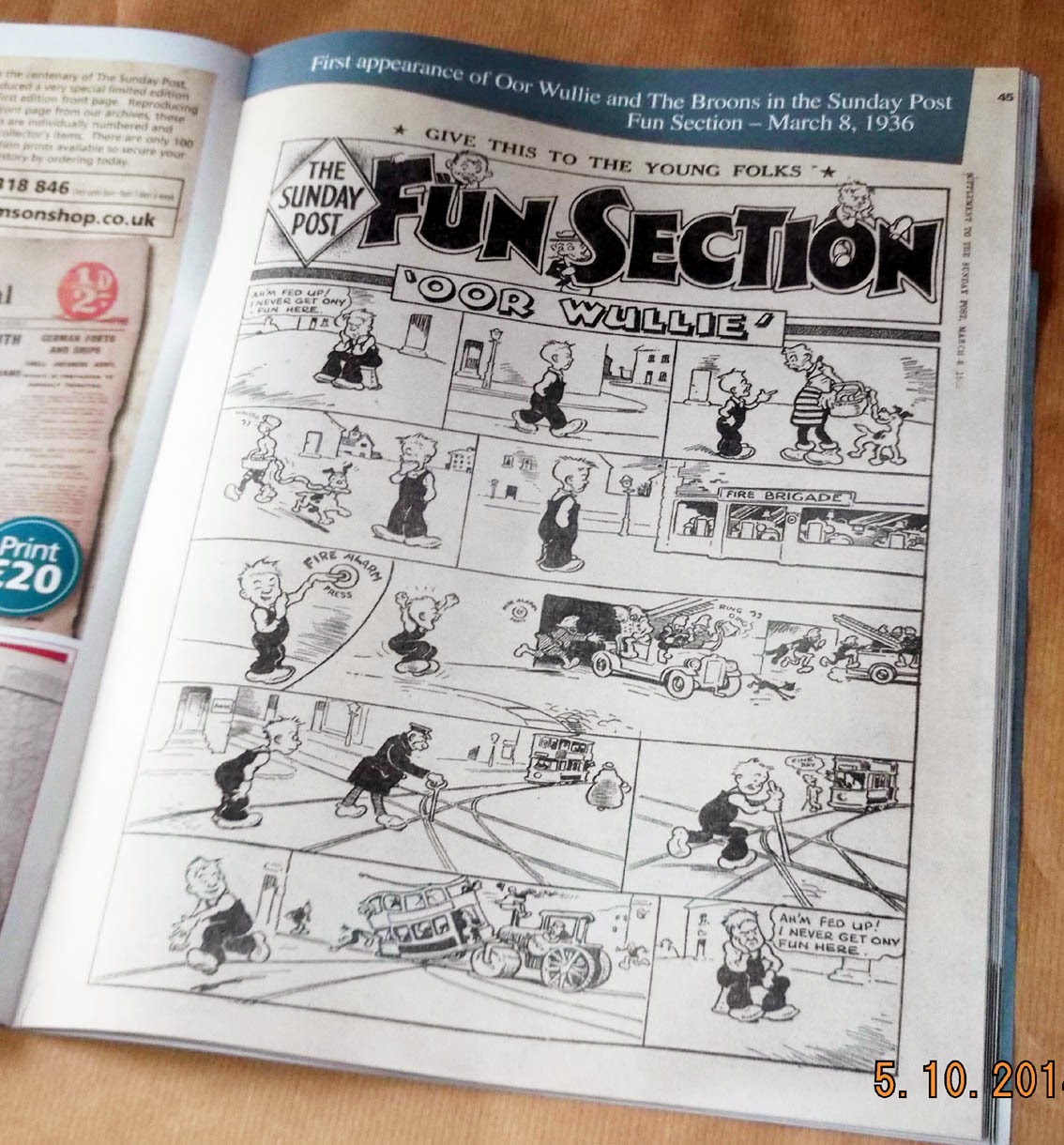 BLIMEY! The Blog of British Comics: Fun Section facsimile
