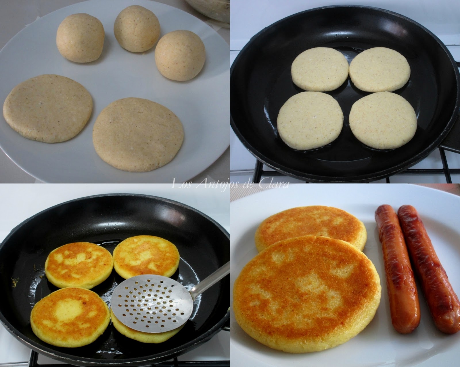 Los Antojos de Clara: Arepas asadas con queso de Burgos