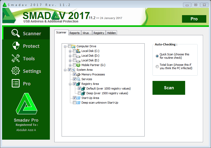 Smadav Pro Rev. 11.2 + Serial Key - A3 Tech