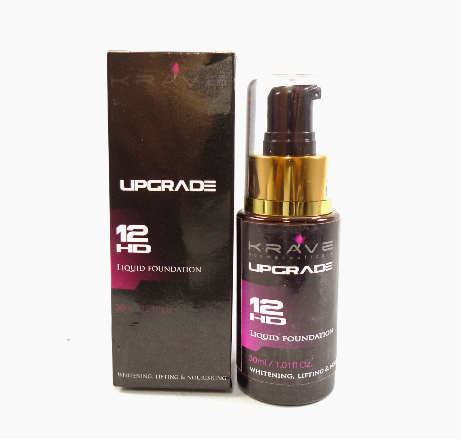 Krave Minerale Cosmeceuticals Upgrade 12 HD Liquid Foundation in Honey ...