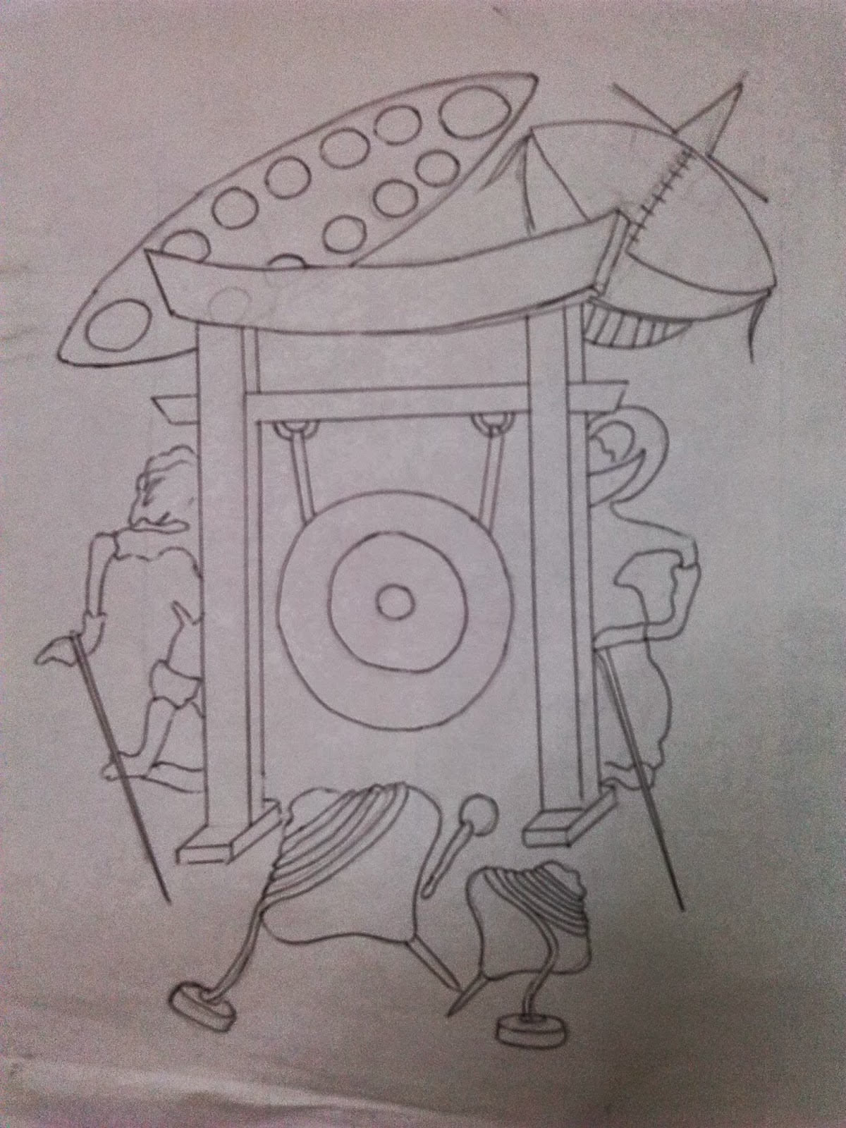 sENi aRCa UPSI: LAKARAN IDEA ( ARCA RELIEF )