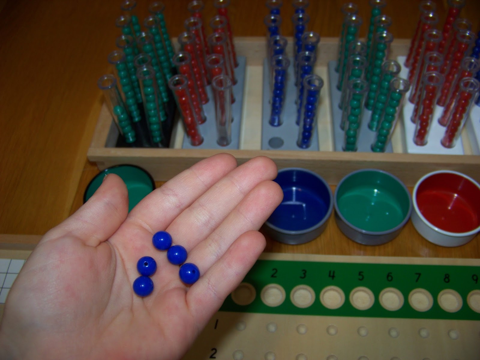 George Family - Montessori At Home: Montessori Long Division (aka Test ...