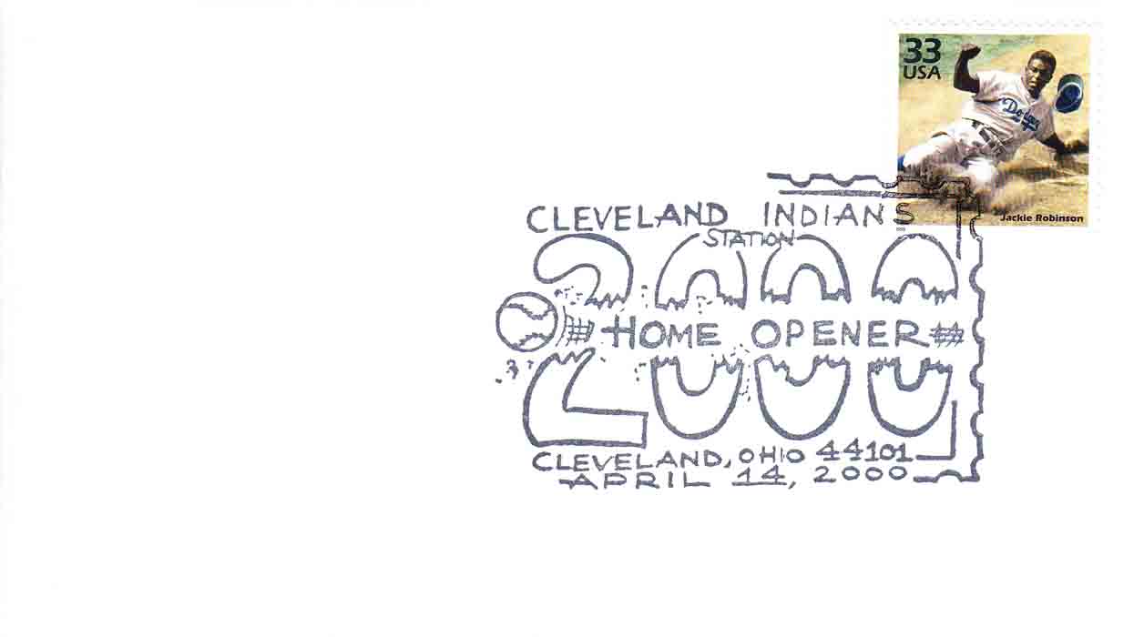 Baseball Stamps & Postmarks: Cleveland Indians
