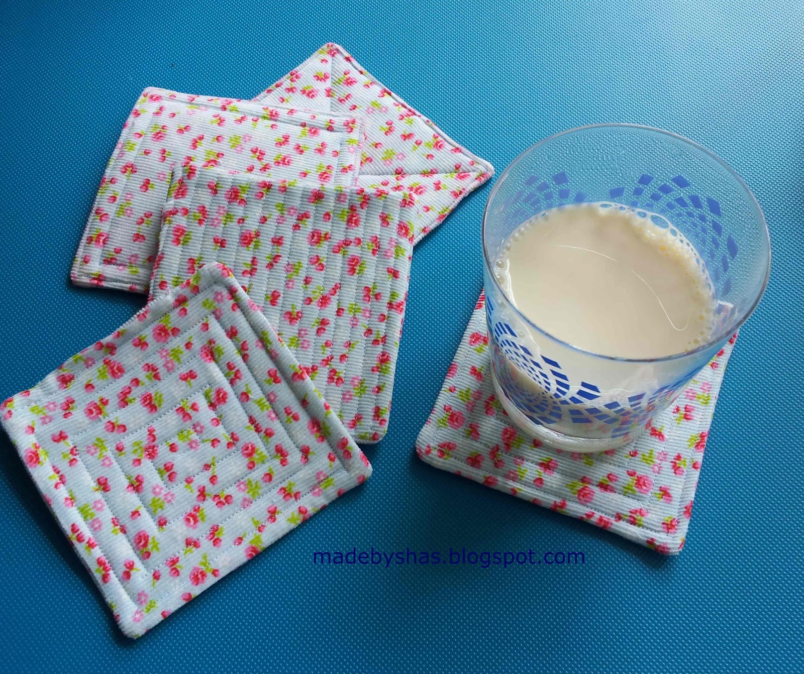 made by shas: Tutorial - cara menjahit coaster