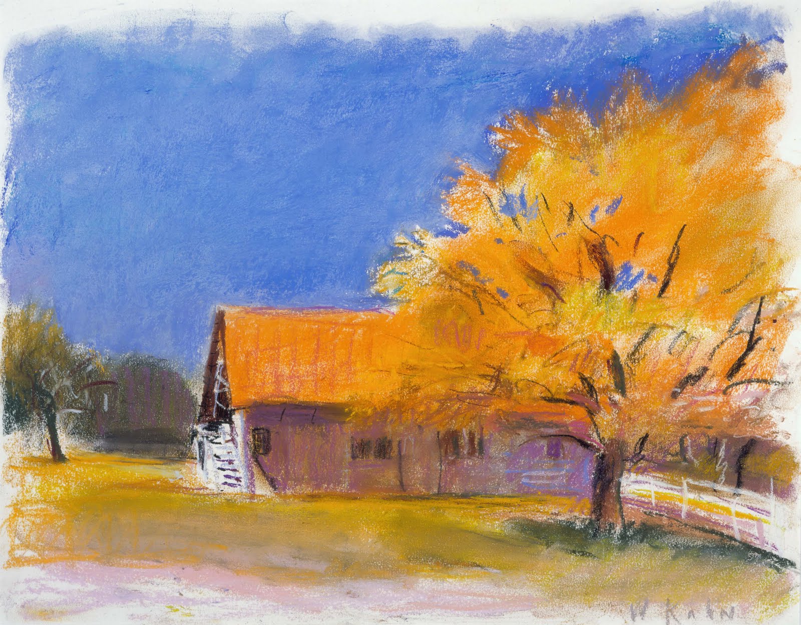 Of Arts and Thoughts: A Wolf Kahn painting!