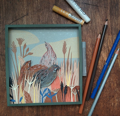 My Owl Barn: Amazing Three Dimensional Paper Cut Collages With Tiny Details