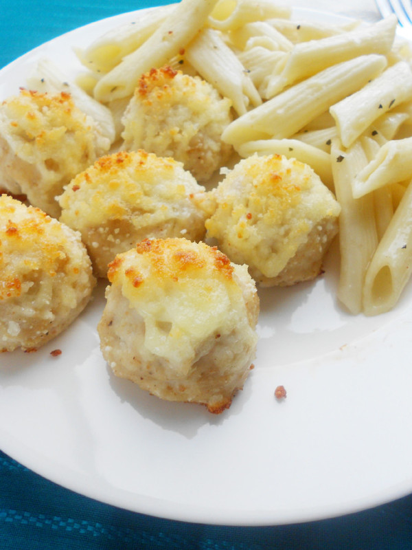 Cheesy Chicken Meatballs - Confessions of a Confectionista