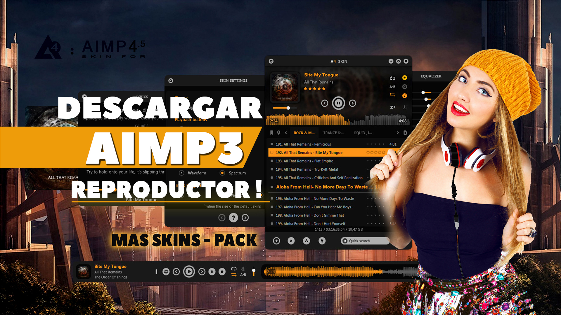 EL MEJOR REPRODUCTOR DE AUDIO AIMP3 - STUDIO W PRODUCCIONES
