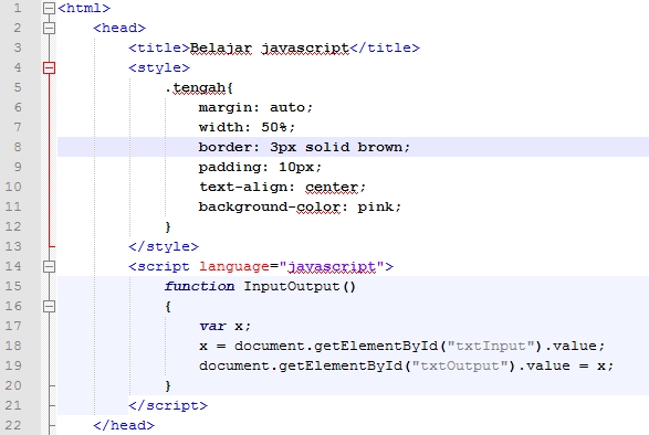 Teknik Informatika: Cara Membuat Input Output Notepad++