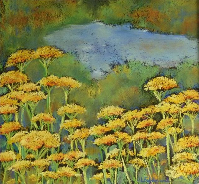 Joelle Feldman's Art Blog: Yarrow by the Pond