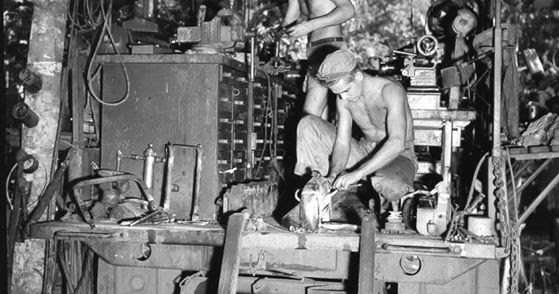 Just A Car Guy: US Army pfc George Chapman and Sgt John Eppard working ...